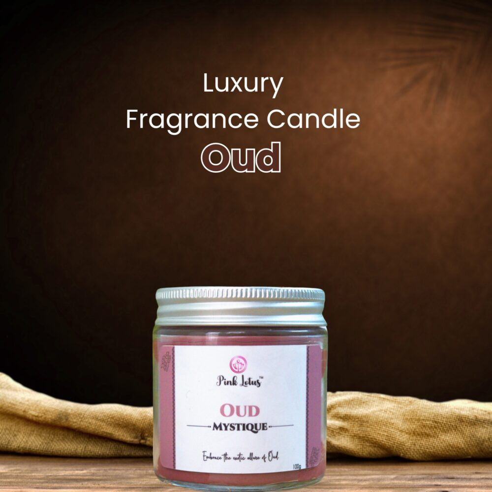 Oud Scented Candle – Rich, Warm, and Luxurious Aroma