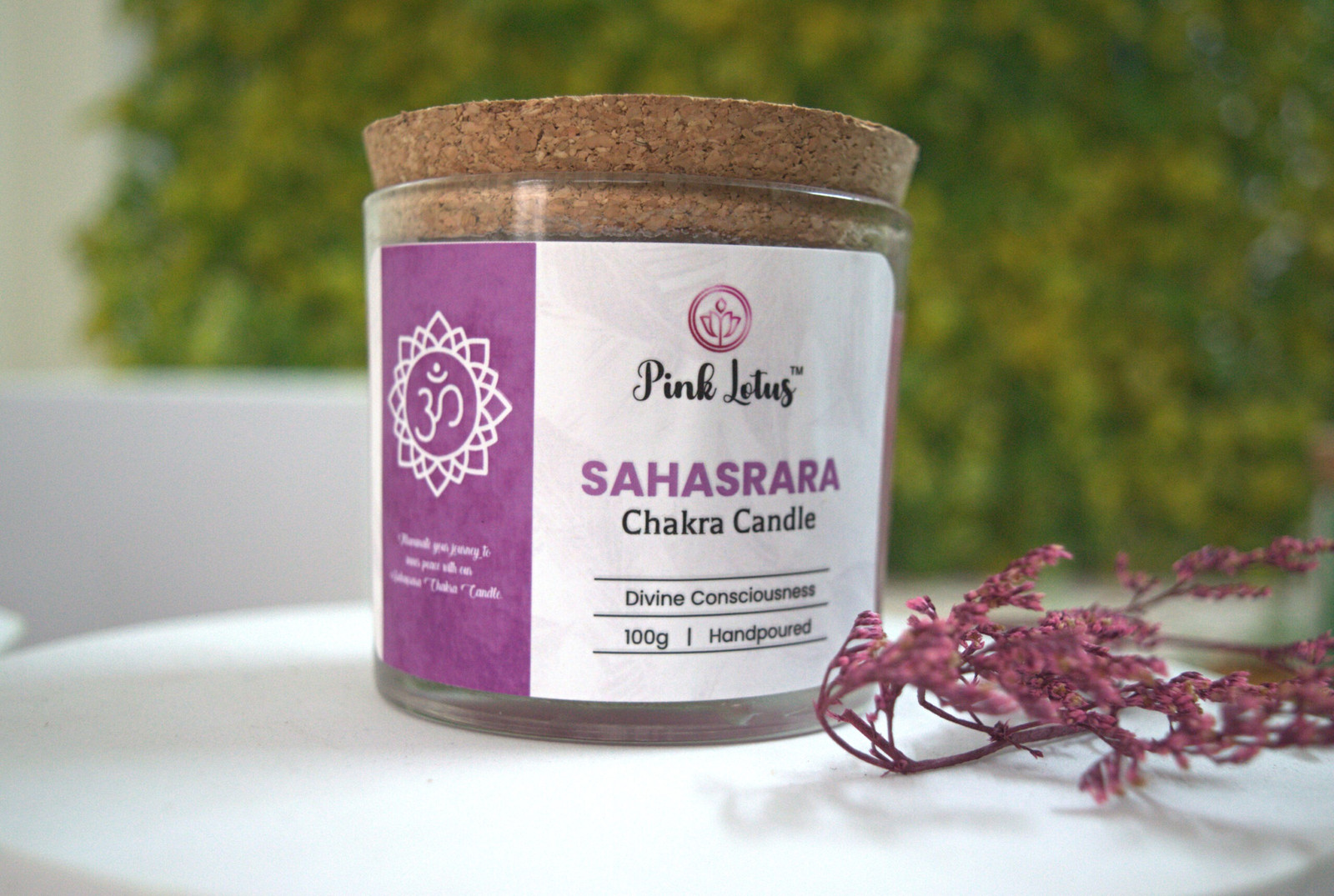 Sahasrara Chakra Candle – Enhance Spiritual Connection & Clarity